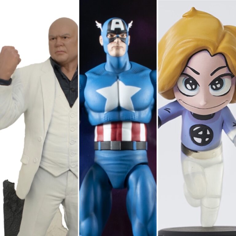 Marvel Select Captain America Classic, Gallery Kingpin & Animated ...
